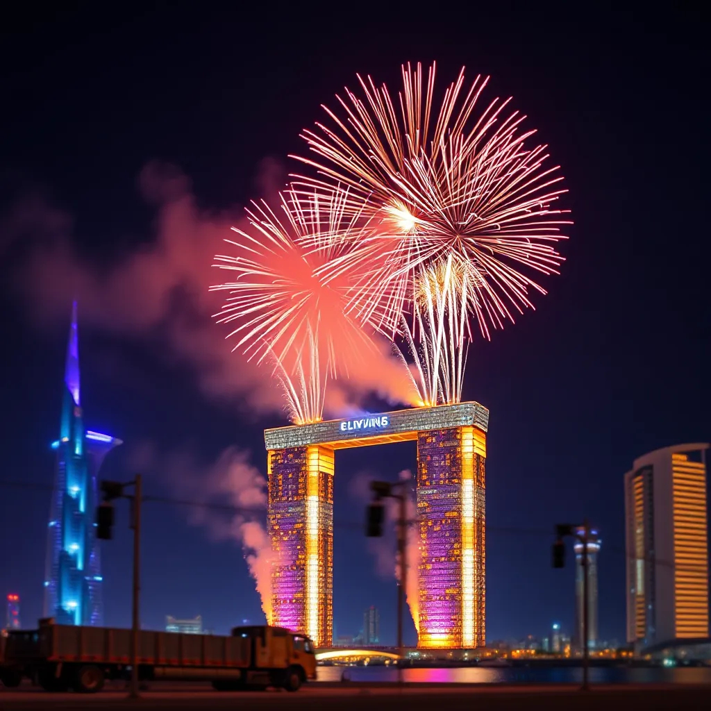 Dubai Frame Fireworks 2024: A Captivating Spectacle